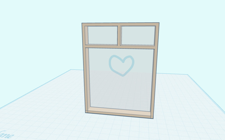 3D design frosty window art contest !! (read tags) - Tinkercad