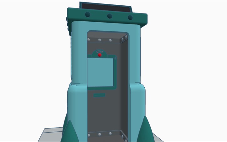 3D design Futurama Booth - Tinkercad