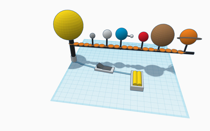 3D design Solar System - Tinkercad