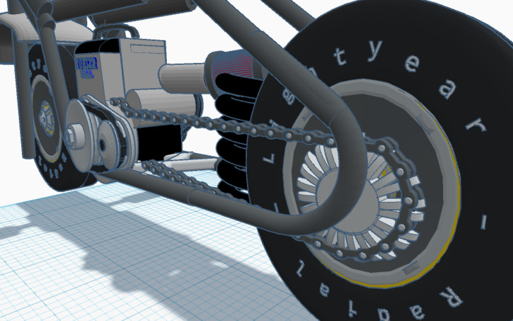 3D design ( W.I.P ) the Cars&Cameras YouTube mini bike - Tinkercad