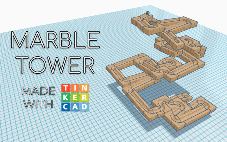 3D design Marble Tower - Tinkercad