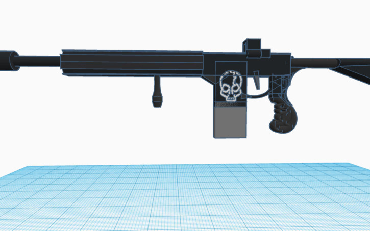 3D design Rifle - Tinkercad