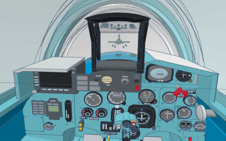 3D design cockpit - Tinkercad