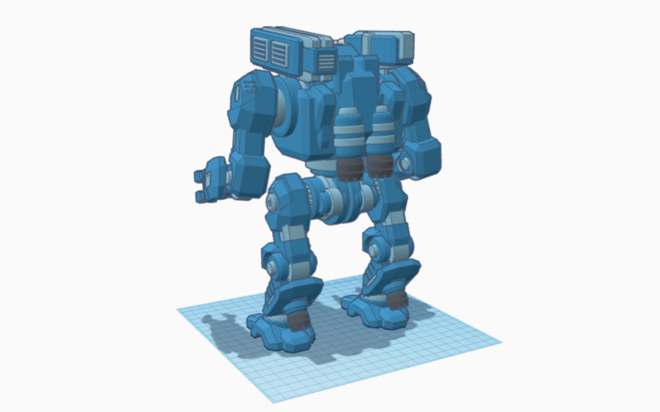 3D design NKMCA-X1A - "Nova Knight" Multi-task Combat Asset - October ...