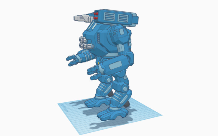 3D design NKMCA-X1A - "Nova Knight" Multi-task Combat Asset - October ...