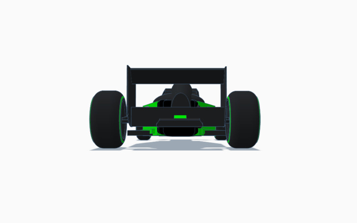 3D design Formula 1 Race Car - Tinkercad