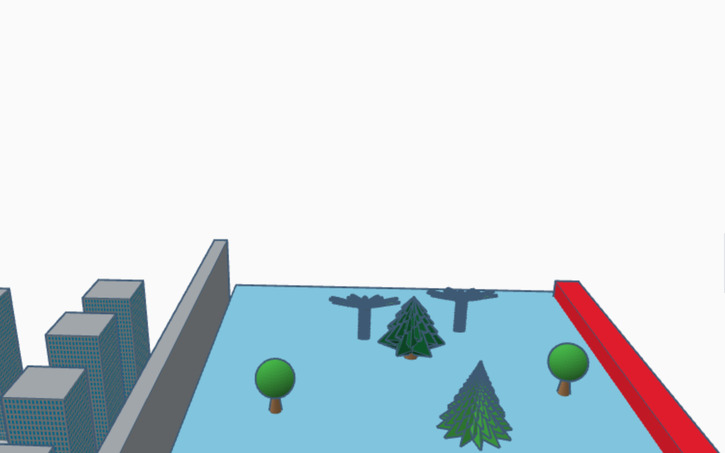3D design Flood prevention - Tinkercad