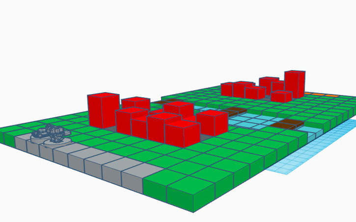 3D design Medium map - Tinkercad