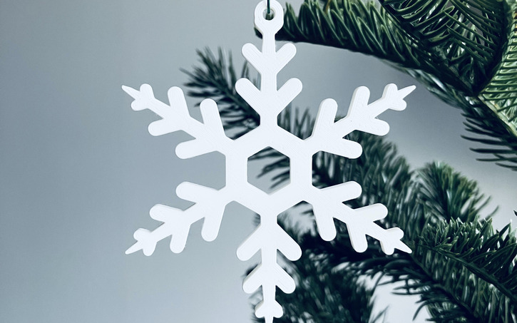 3D design Flocon de neige - Snowflake - Tinkercad