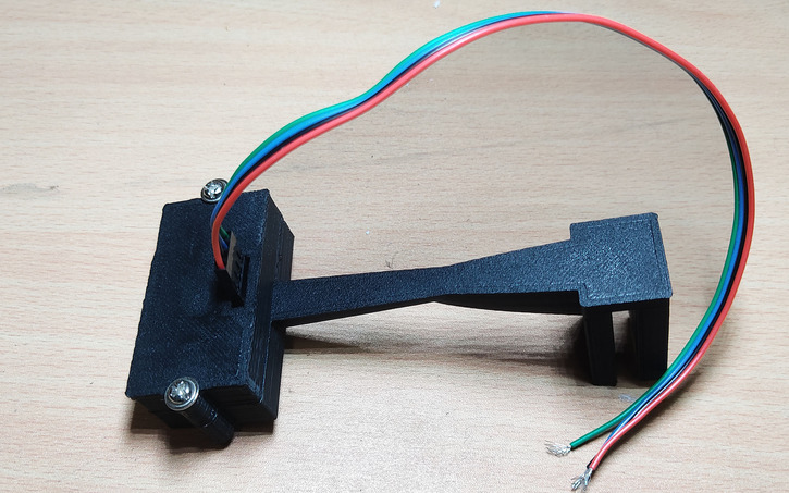 3D design HC-SR04 ultrasonic distance sensor mount - Tinkercad