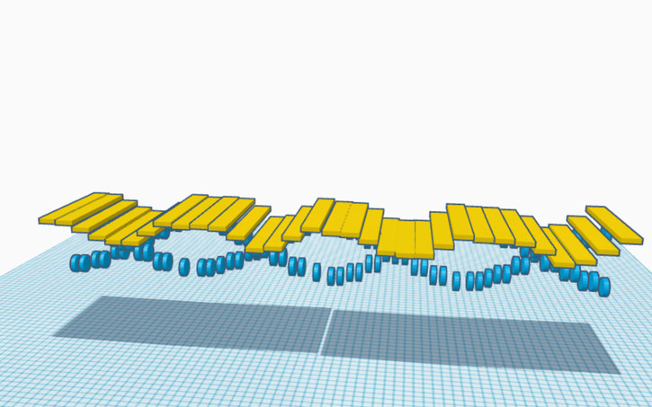 3D design Sim Lab Wave Style - Tinkercad