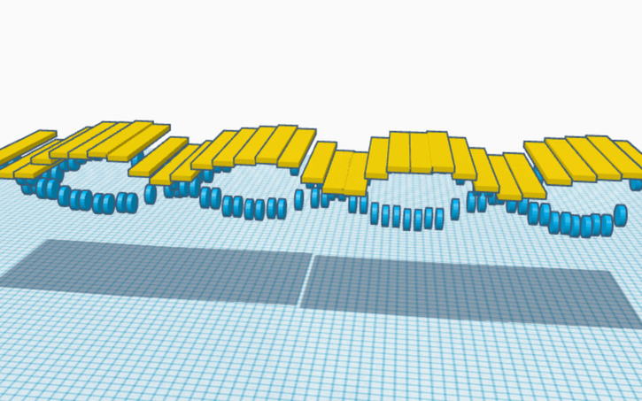 3D design Sim Lab Wave Style - Tinkercad
