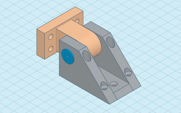 3D design Hinge - Tinkercad
