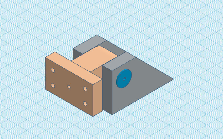 3D design Hinge - Tinkercad