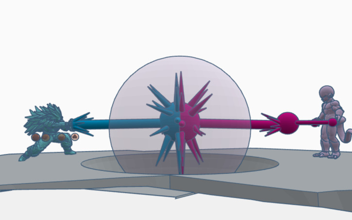 3D design Dragon Ball Z - Tinkercad