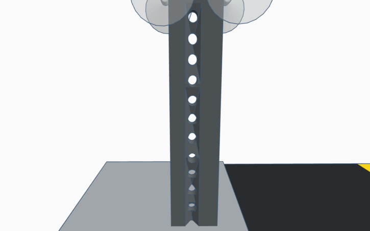 3D design Stop sign model - Tinkercad