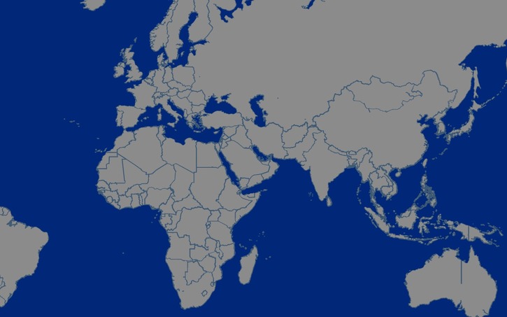 3D design World Map 1989 - Tinkercad