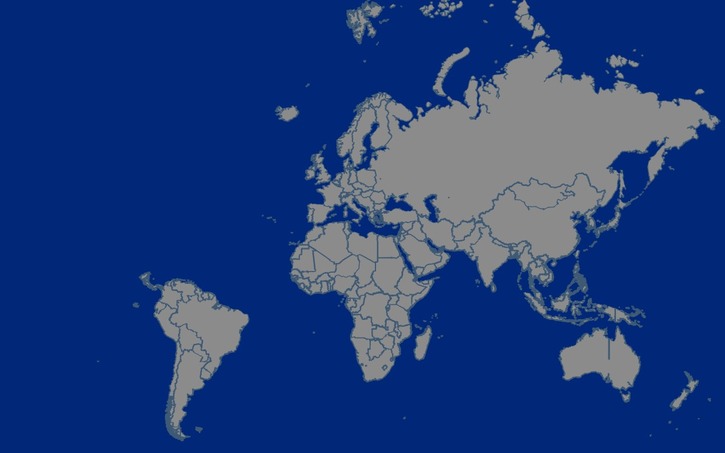 3D design World Map 1989 - Tinkercad
