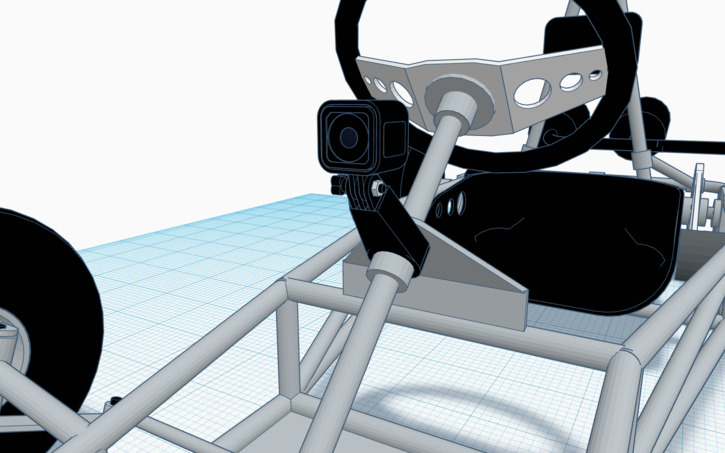 3D design Go Kart - Tinkercad