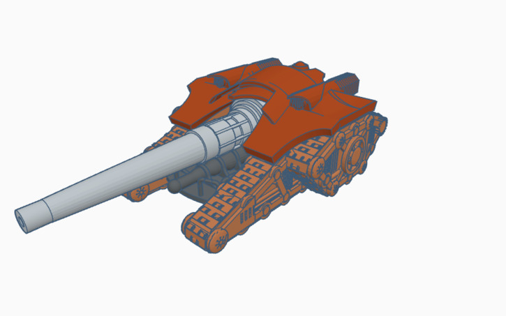 3D design Callisto Super Heavy Weapon Carrier - Tinkercad
