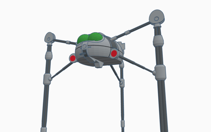 3D design Martian Fighting Machine Tripod (Jeff Wayne War of The Worlds ...