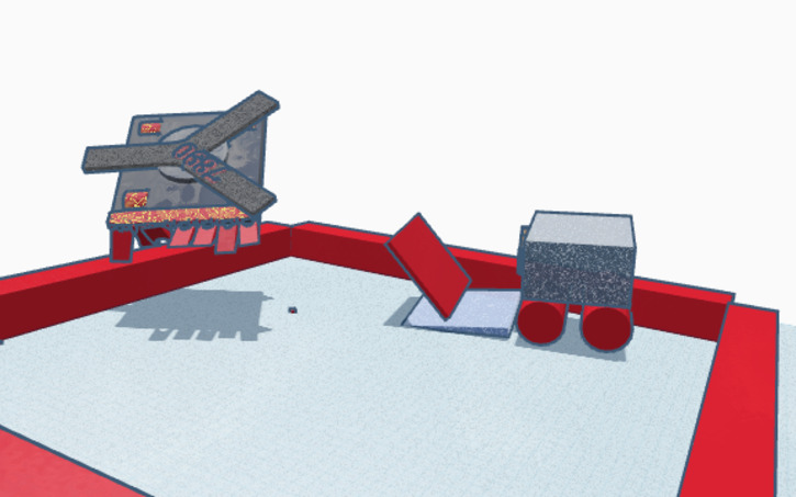 3D design simple DEATH BOT - Tinkercad