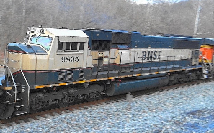 3D design BNSF SD70MAC 8919 Executive Unit Scheme (Made Up Road Number ...