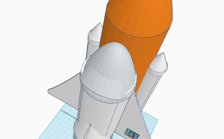 3D design space shuttle! - Tinkercad
