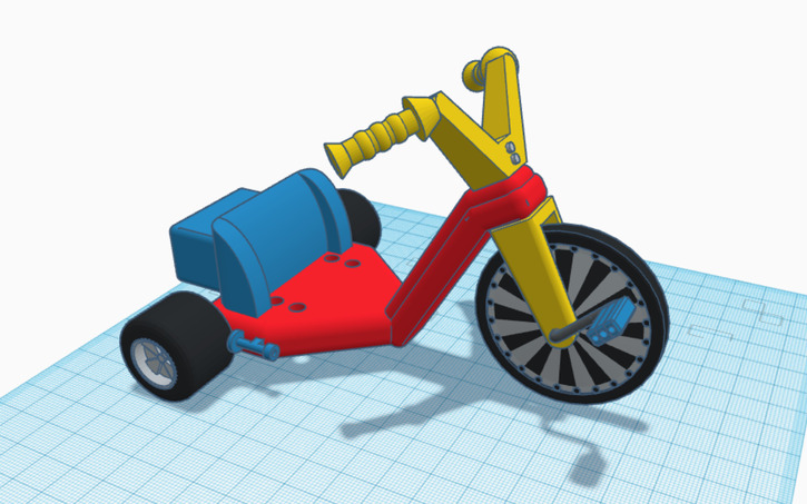 3D design Big Wheel - Tinkercad