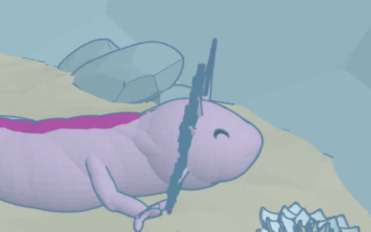 3D design Axolotl Cave - Tinkercad