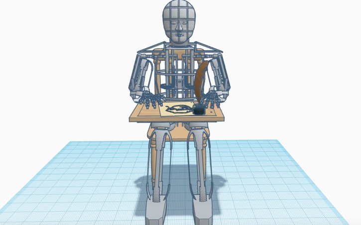 3D design Functional Drawing Automaton - Tinkercad