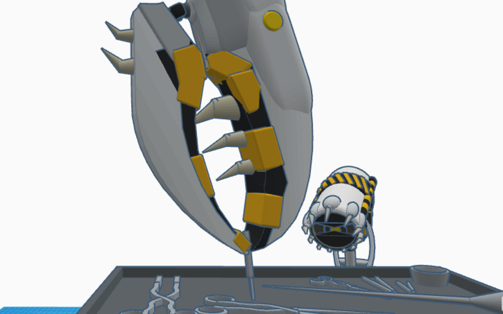 3D design Murder Drones: Absolute Solver Camera + Claw 3D Printable ...