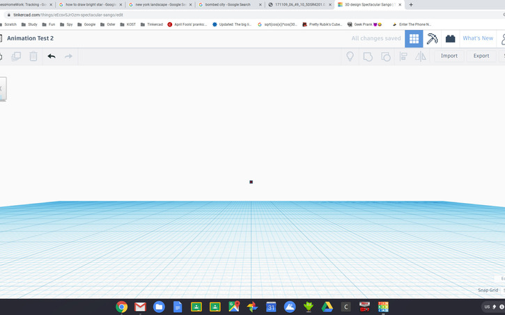 3d Design Animation Test 2 Tinkercad