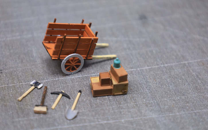 3D design 1:87 Scale Cart - Tinkercad