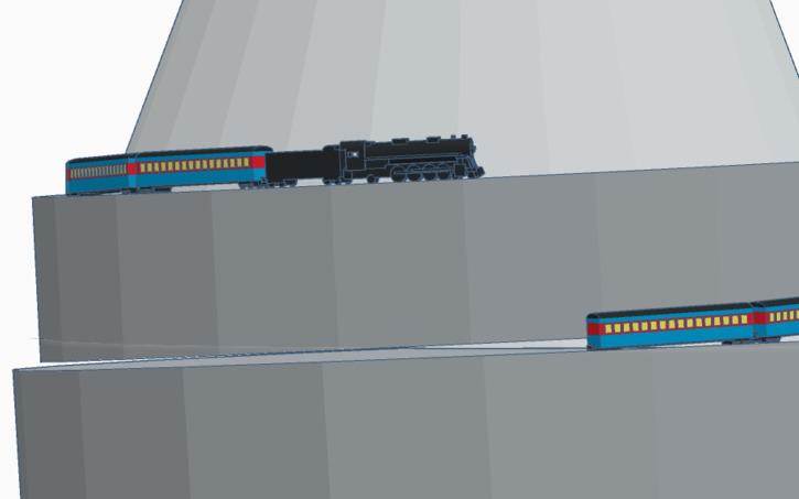 3D design The Polar Express 1985 Book COMPLETE CONSIST - Tinkercad