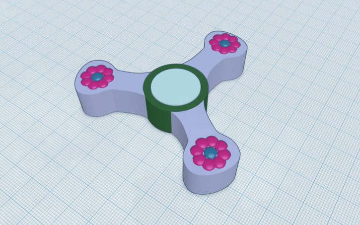 3D design Simple Fidget Spinner - Tinkercad