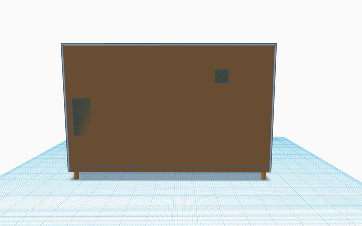 3D design PC-Case v3 - Tinkercad