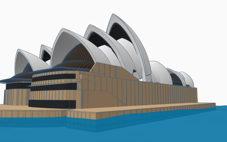 3D design Sydney Opera House 2.0 - Tinkercad