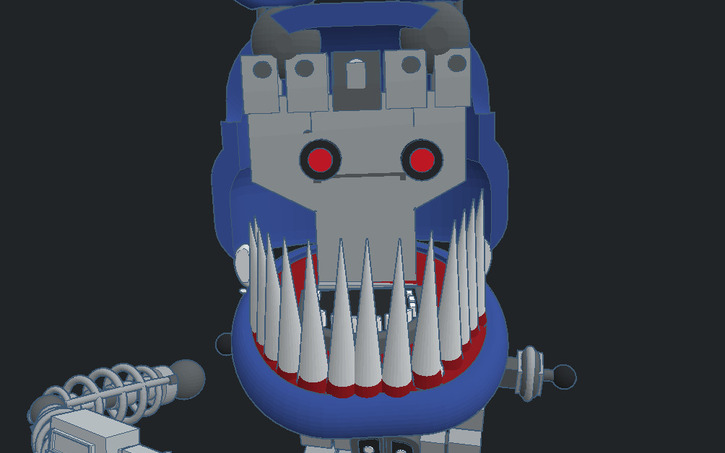 3D design fnaf sinister ignited classic bonnie - Tinkercad