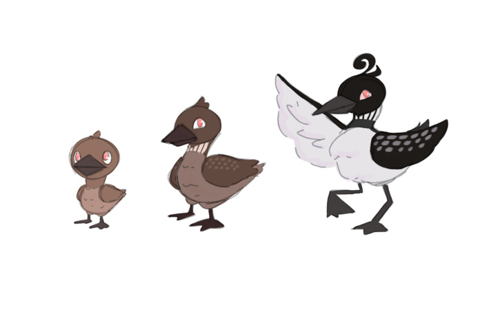 3D design Common Loon Fakemon Line - Tinkercad