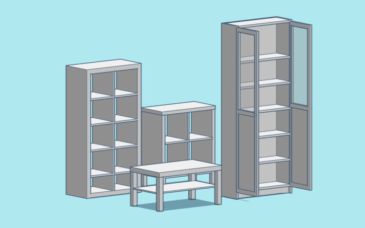 3D design Ikea Furniture Pack (1)| UPDATED - Tinkercad