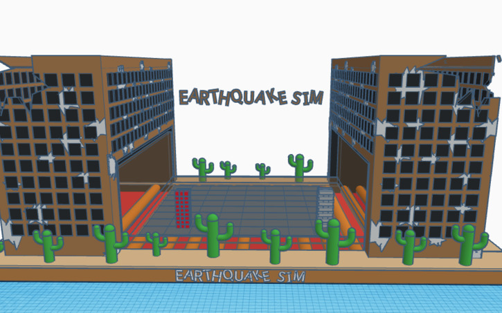 3D design (Smoother) Sim Lab - Earthquake Simulator - Tinkercad