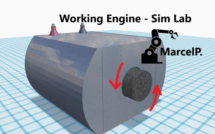 3d Design Working Engine Sim Lab Tinkercad