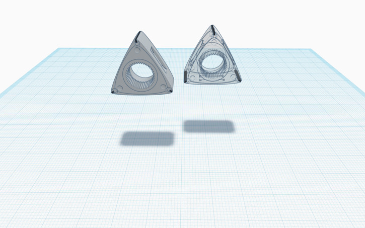 3D design Rotary Engine Rotor - Tinkercad