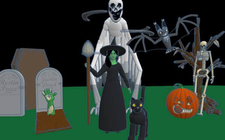 3D design A Haunted Halloween - Tinkercad