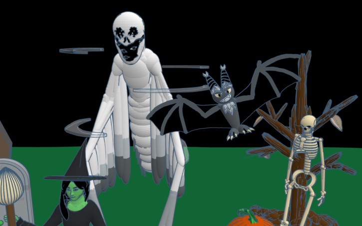 3D design A Haunted Halloween - Tinkercad