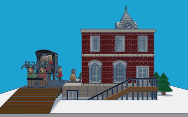 3D design North Pole Post Office - Tinkercad