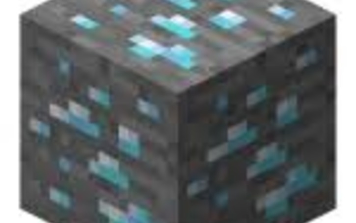 3D design Minecraft Diamond Ore Block - Tinkercad