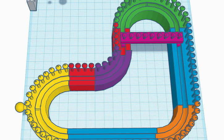 3D design Loom knitting, telar para lana montable/desmontable. - Tinkercad