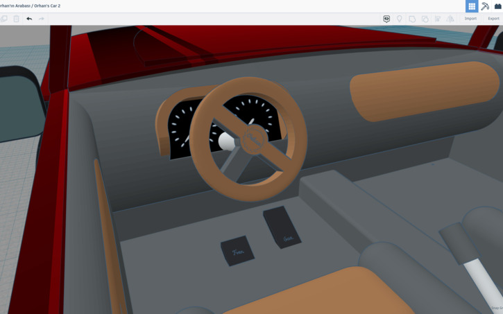 3D design Orhan's Car mk2 - Tinkercad